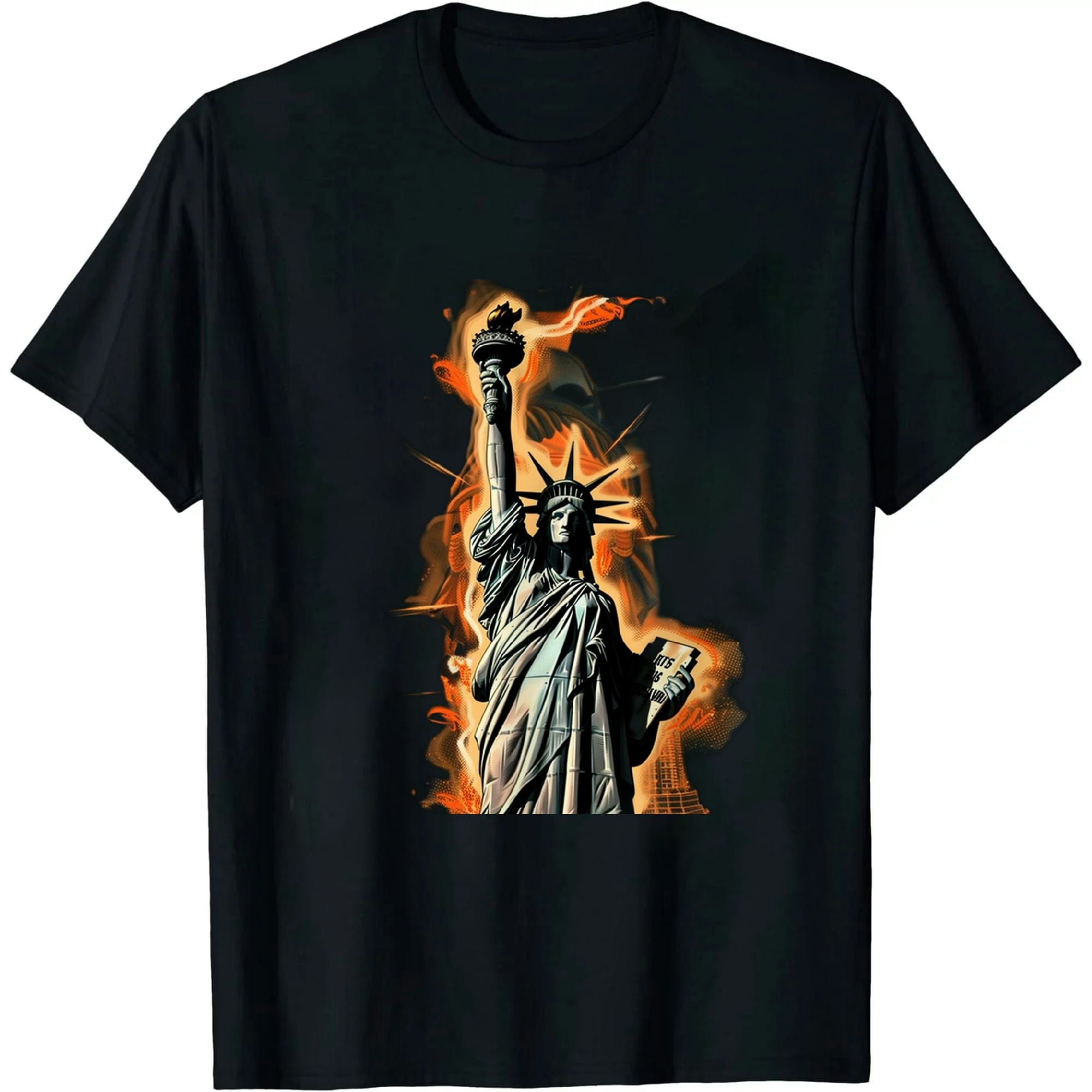 COMIO Statue of Liberty T-Shirt - Walmart.com
