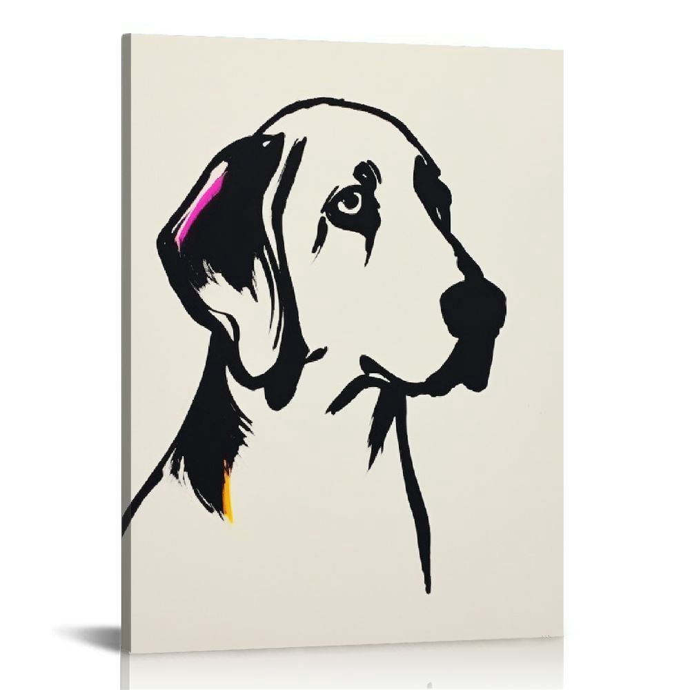 COMIO Sylvie 1023 Labrador Framed Canvas Wall Art by Teju Reval of ...