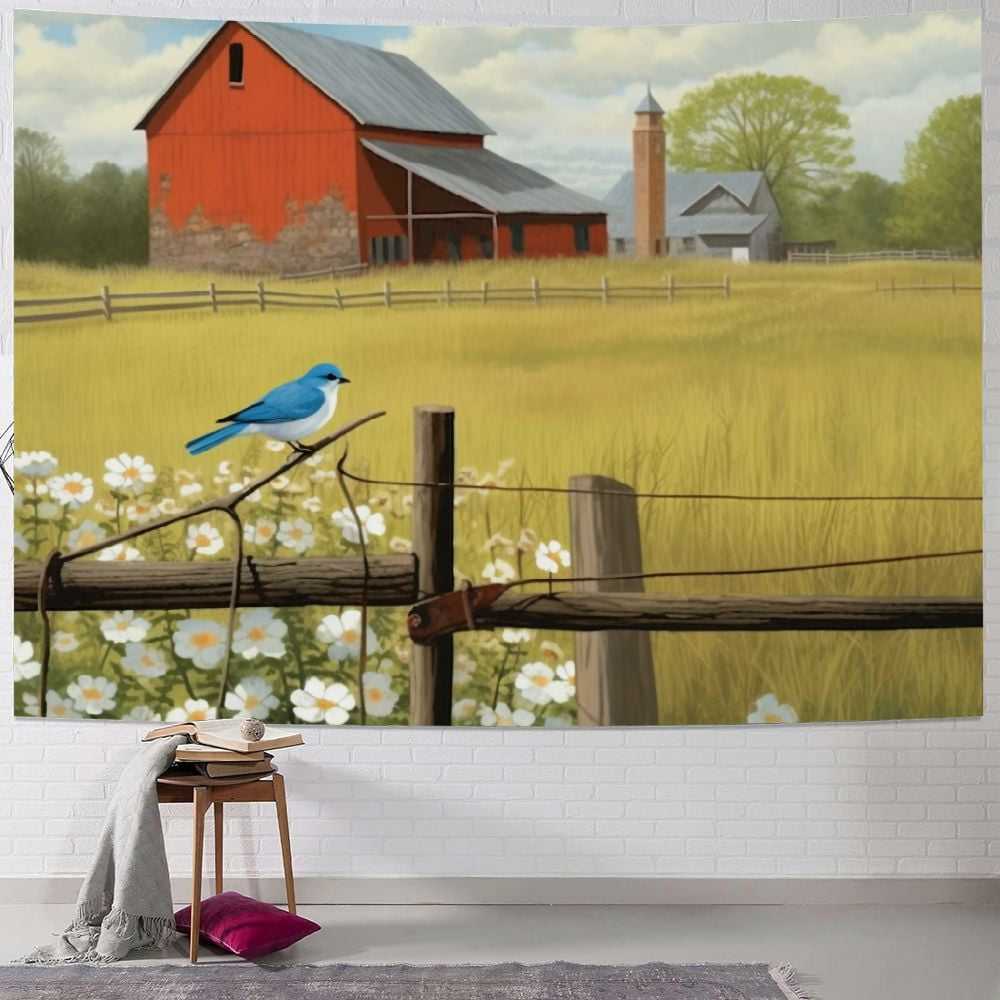 COMIO Tapestry Wall Hanging Morning's Glory Painting - Walmart.com