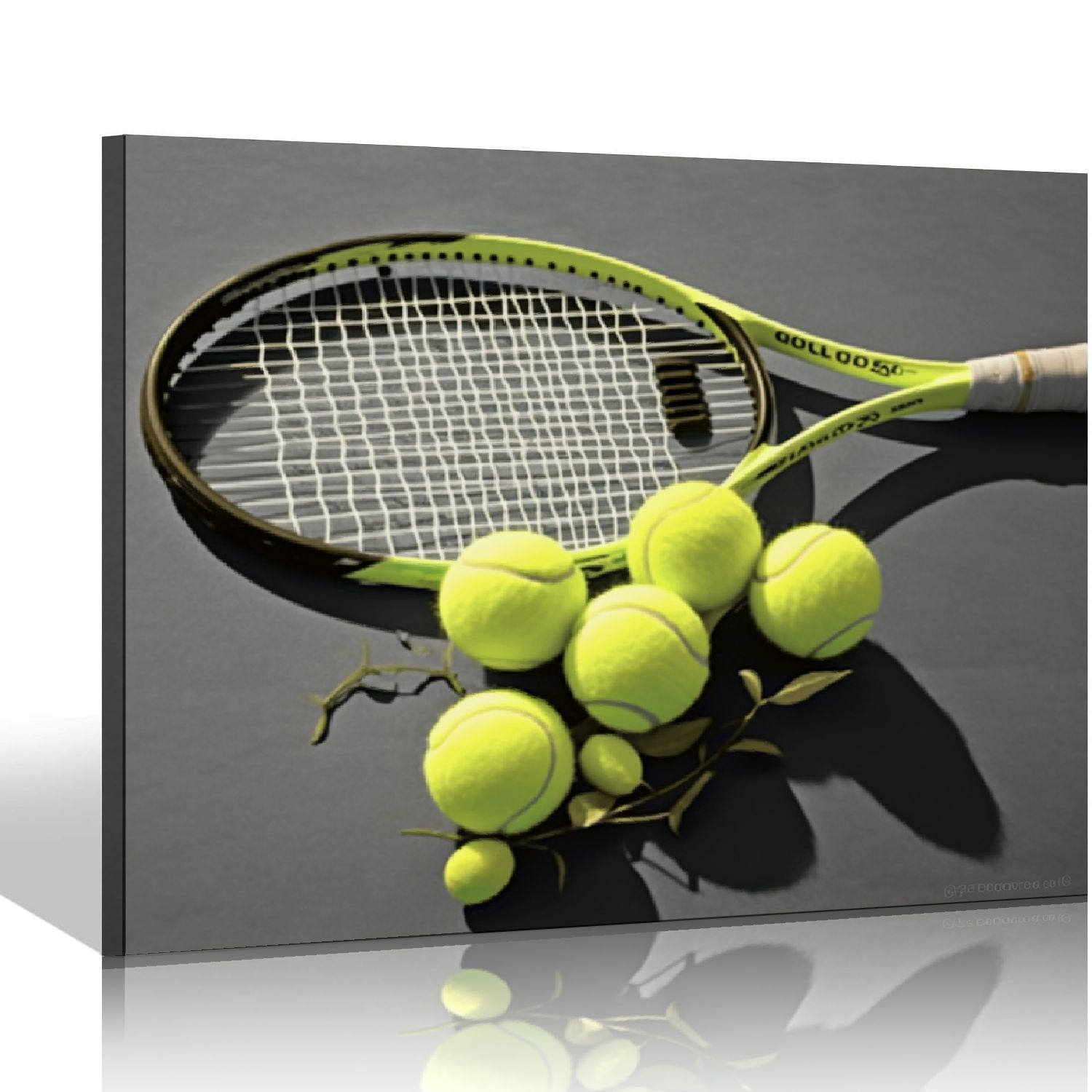 COMIO Tennis Pictures Artwork Black and White Canvas Wall Art Sport ...