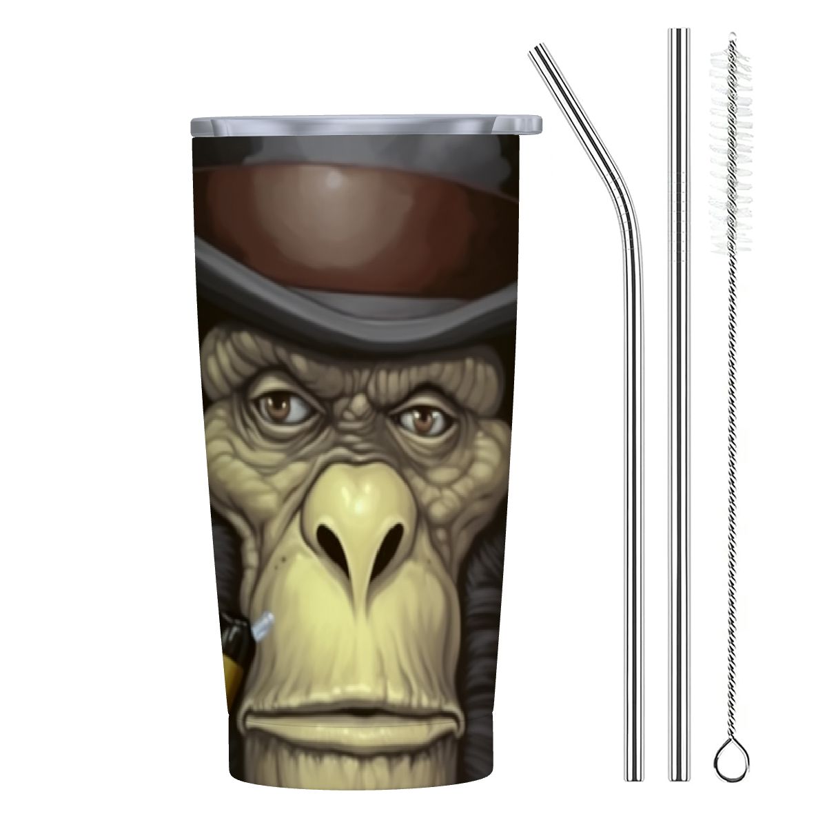 COMIO The Cold Monkey Head Water Bottle Stainless Steel Insulated Water ...