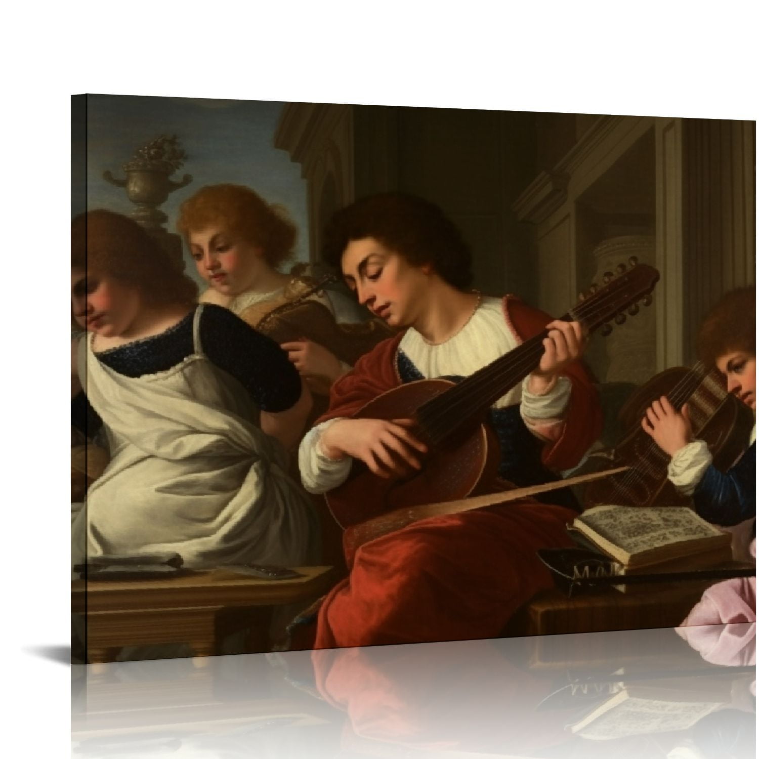 COMIO The Musicians 1595 Canvas Art Print Wall Decor by Caravaggio ...