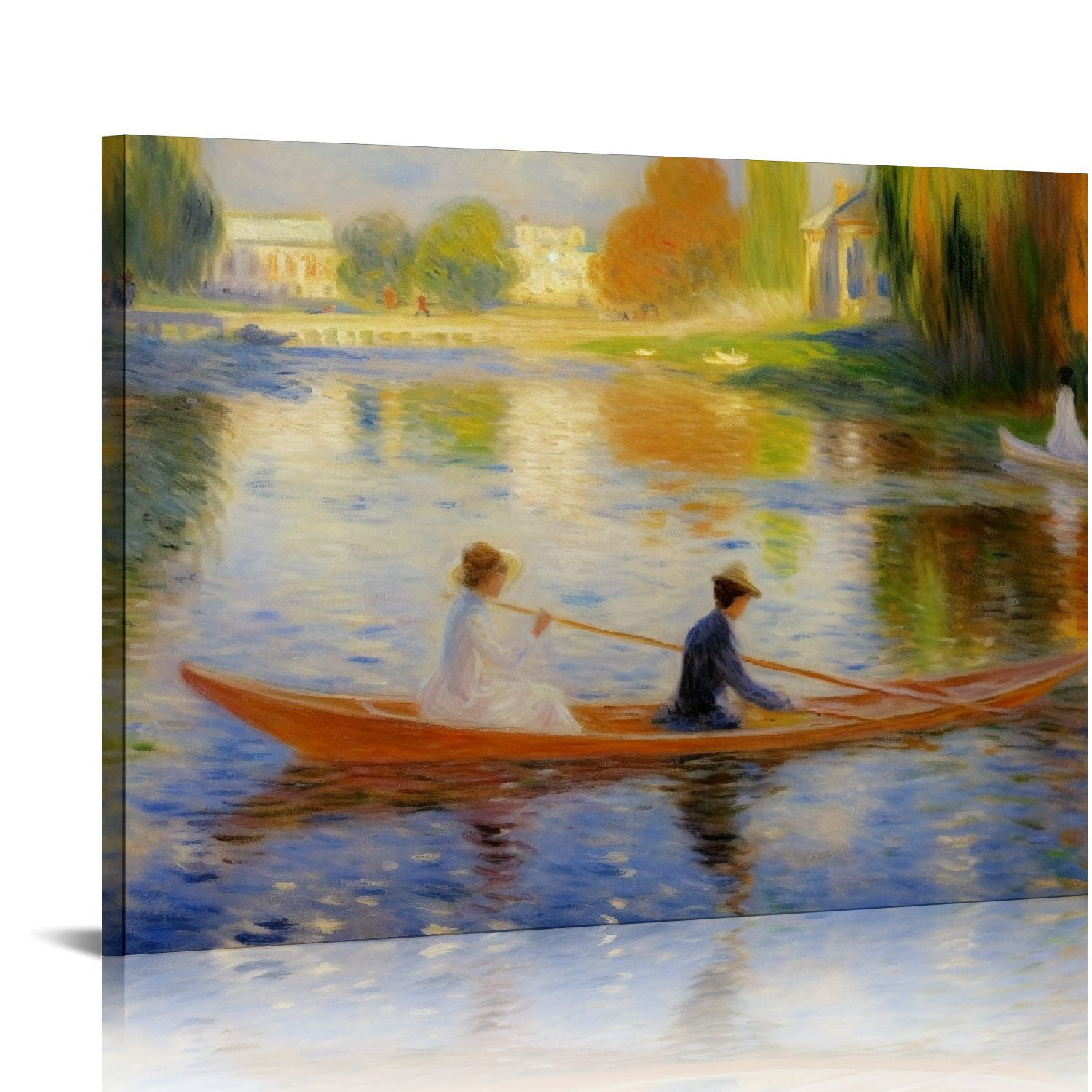 COMIO The Skiff By Pierre-Auguste Renoir Poster - Impressionist ...