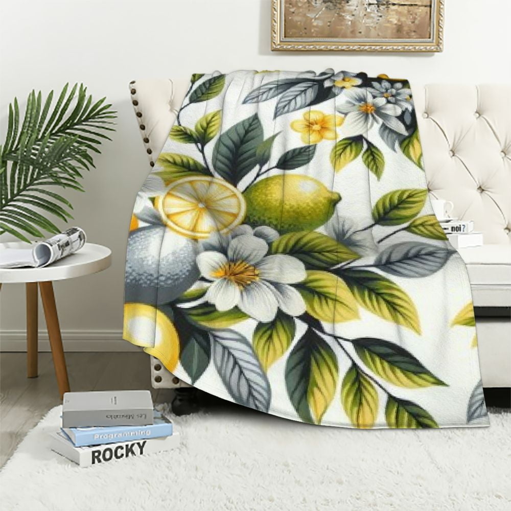 COMIO Throw Blanket for Couch and Bed, Thick & Warm Oversized Spring ...