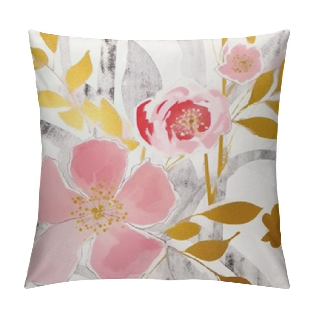 COMIO Throw Pillow Covers Alphabet Decorative Pillow Cases ABC Letter ...