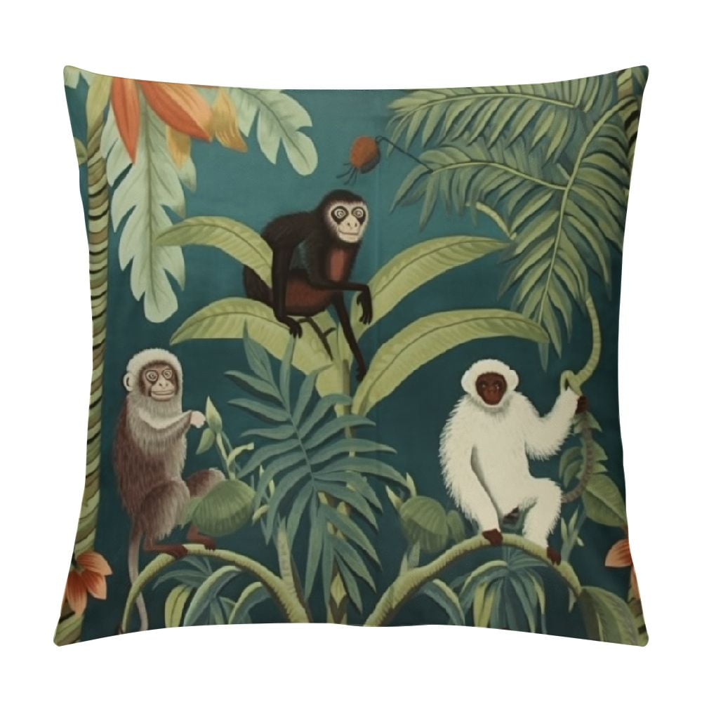 COMIO Throw Pillow Covers, Cushion Cover Decorative Pillow Case Vintage ...