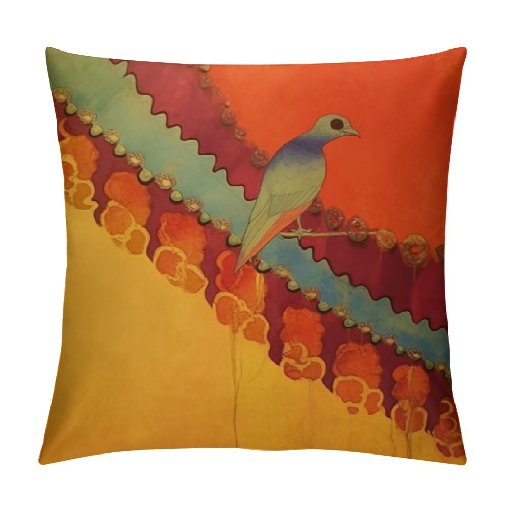 COMIO Throw Pillow Covers, Southwestern Sunset Pattern Decorative Pillow Cases Soft Cushion ...