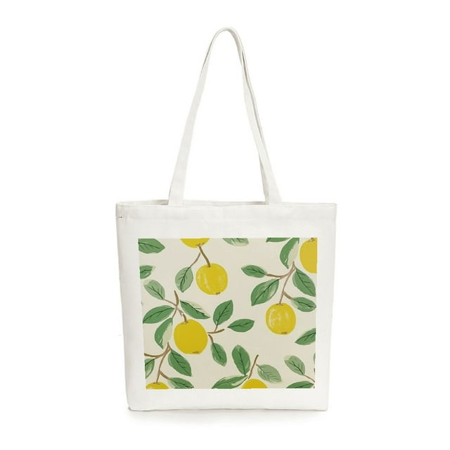 COMIO Tote Bag Lemon Lemon Party Decorations Lemon Print Lemon Gifts ...