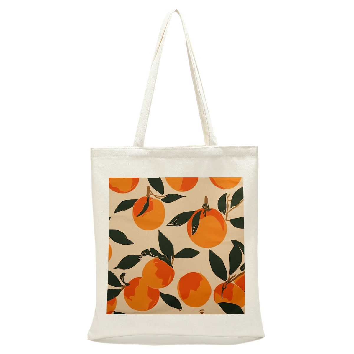 COMIO Tote Bag Orange Orange Birthday Party Supplies Orange Fruit Print ...