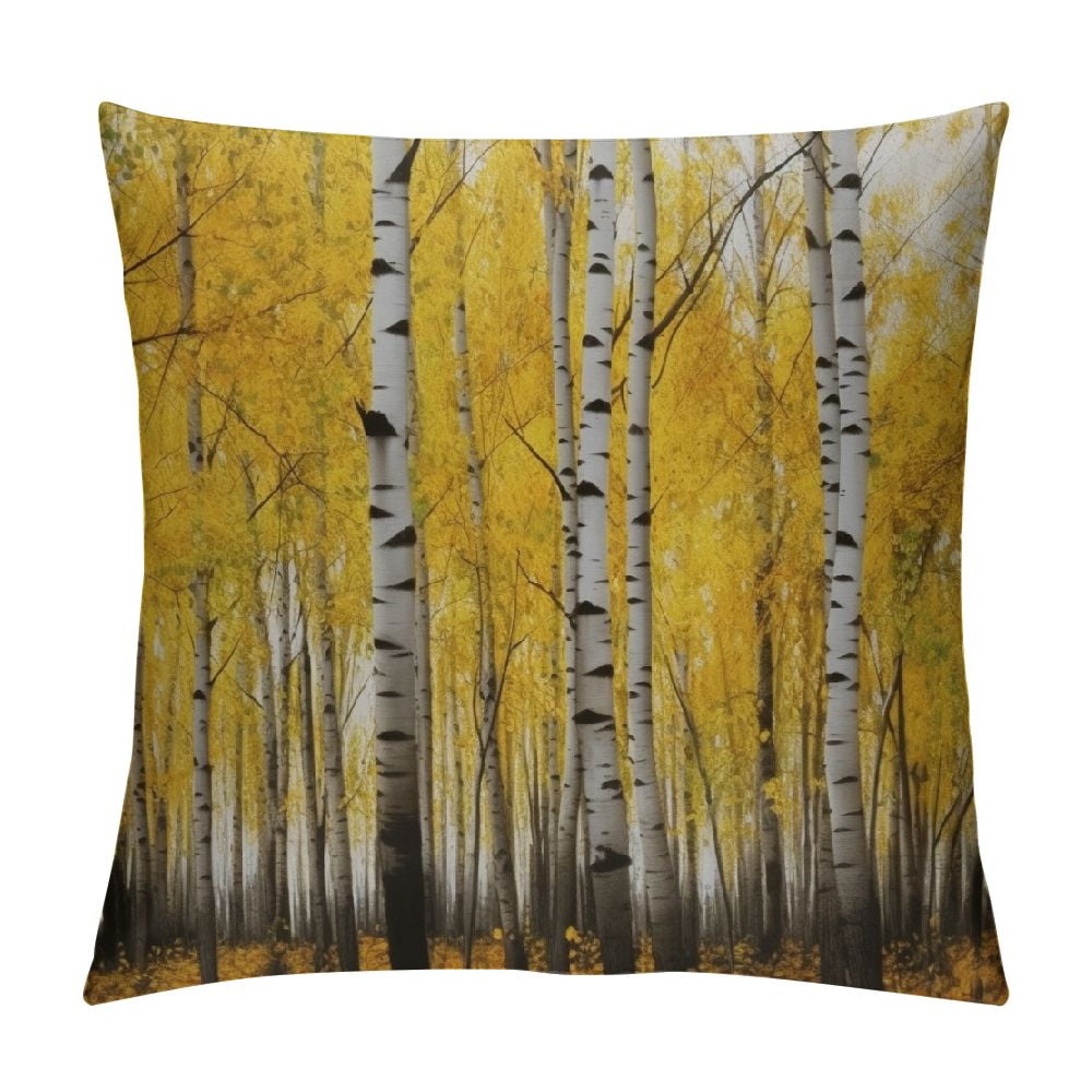COMIO Tree of Life Throw Pillow Cushion Cover, Big Old Leaves and ...