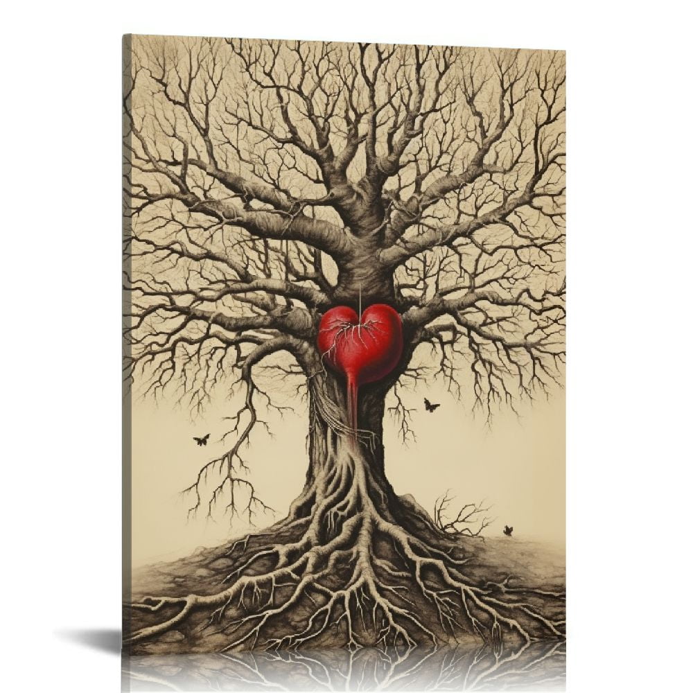 COMIO Tree of Life Wall Art Scripture Christian Wall Decor Vintage ...