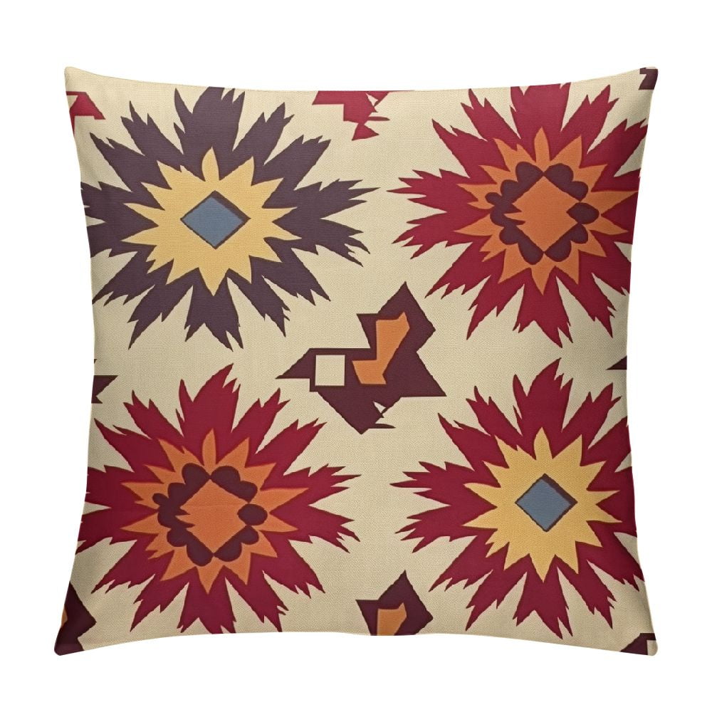 COMIO Tribal Southwestern Decorative Throw Pillow Cover Ethnic Fashion ...