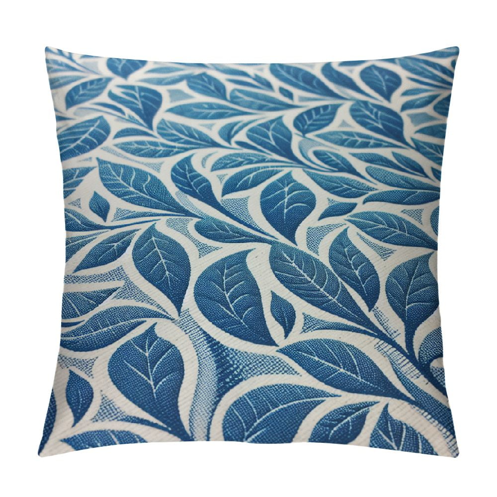 COMIO Tropical Leaf Palm Pattern Throw Pillow Covers, Comfy Decorative ...