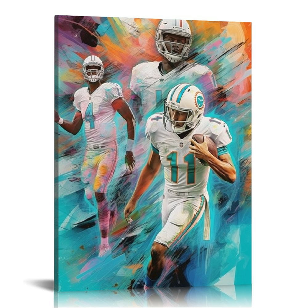 COMIO Tua Poster Tagovailoa Football Art Canvas Poster Wall Art ...