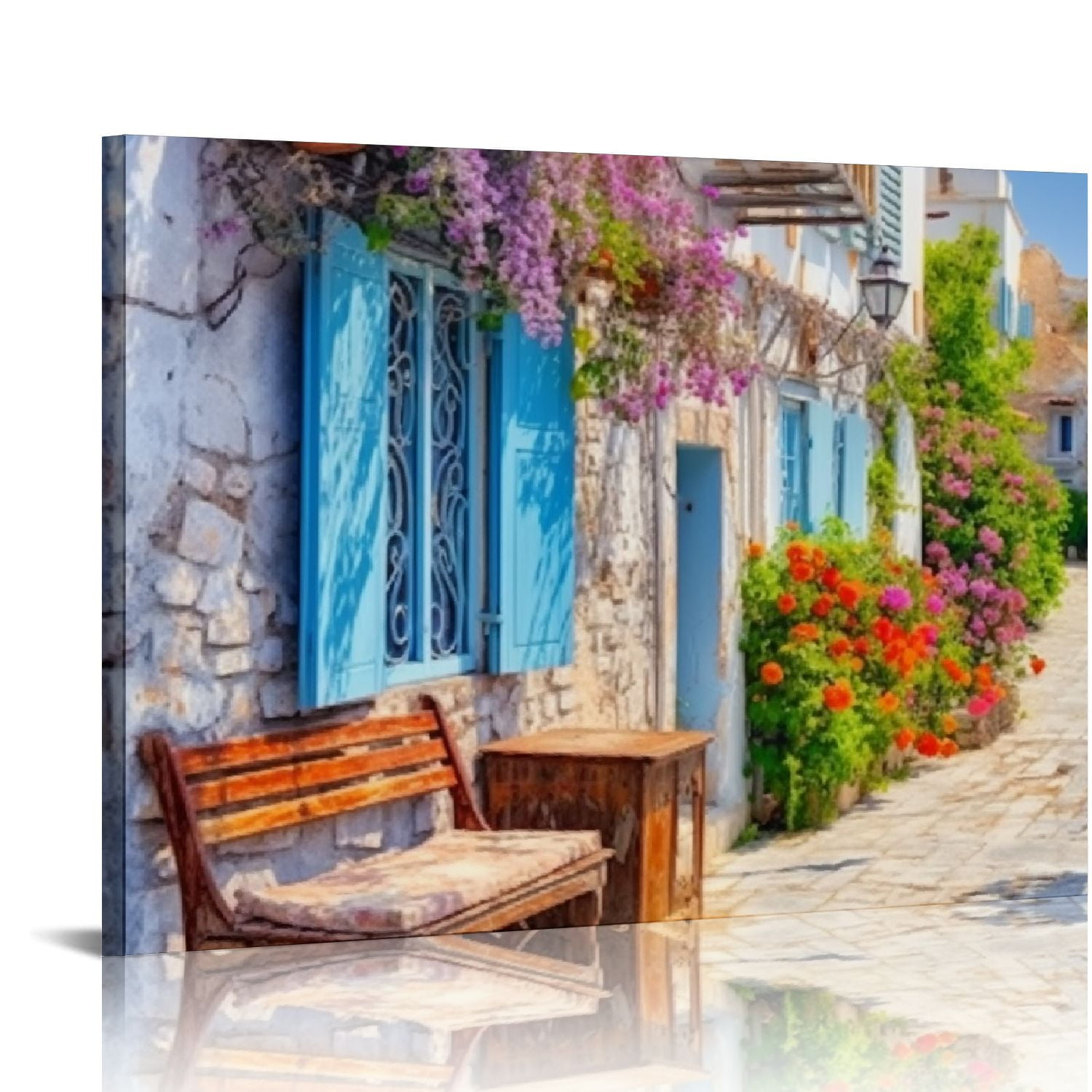 COMIO Tuscan Wall Art Decor, Italy Window View Paintings Nature ...