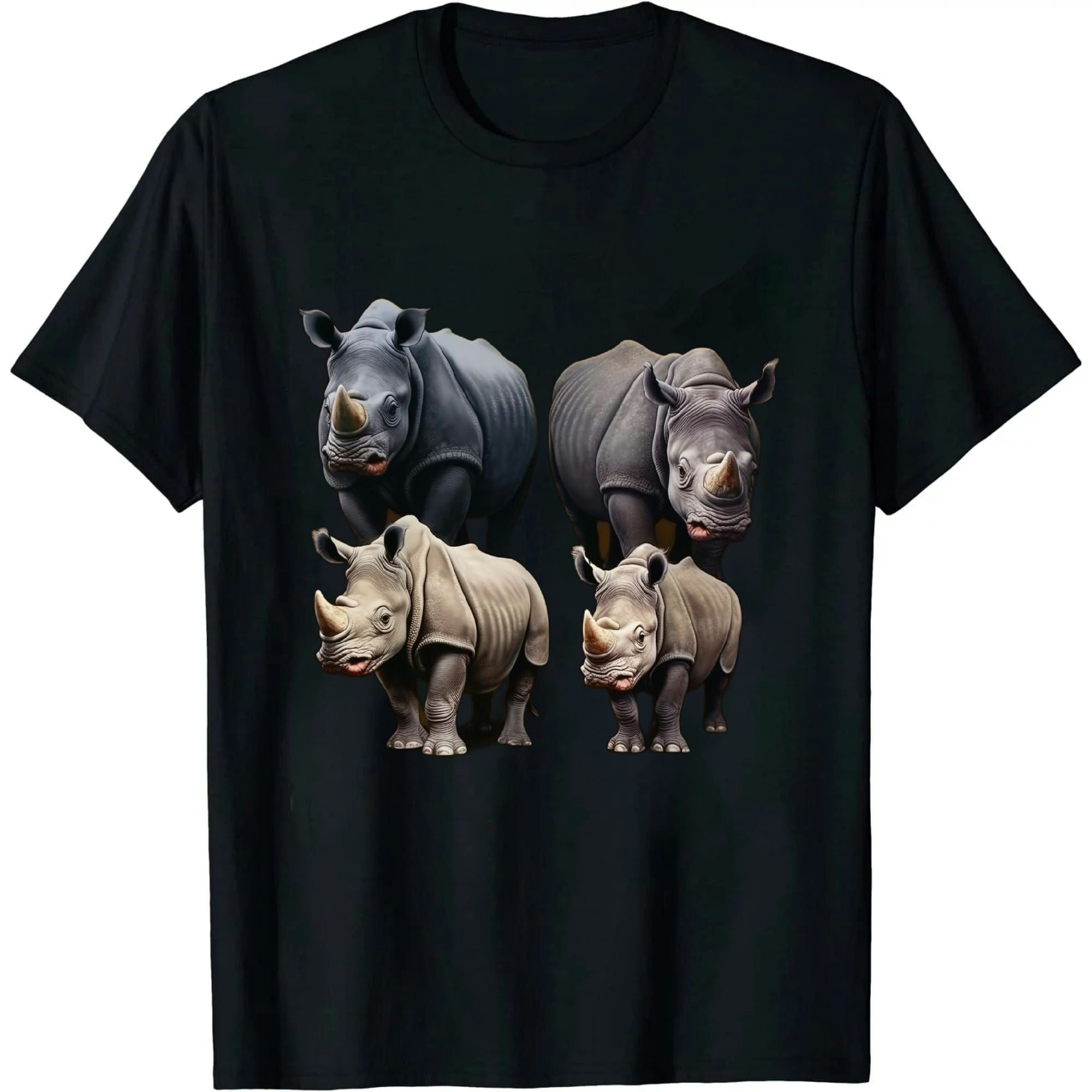 COMIO Types Of Rhinoceros - Rhino Safari Lover T-Shirt - Walmart.com