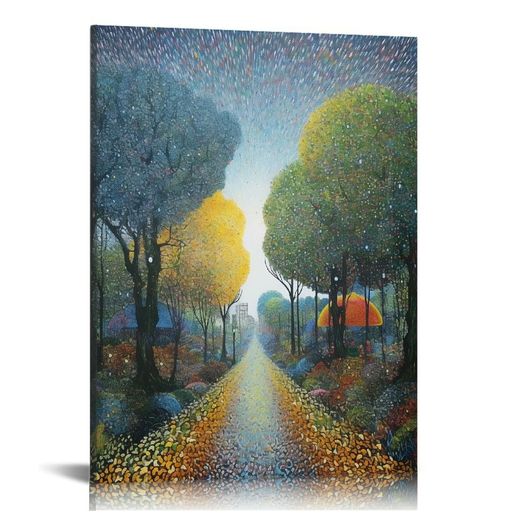 COMIO V-inspire Art Modern Hand Painted Abstract Lucky Tree Canvas Art ...