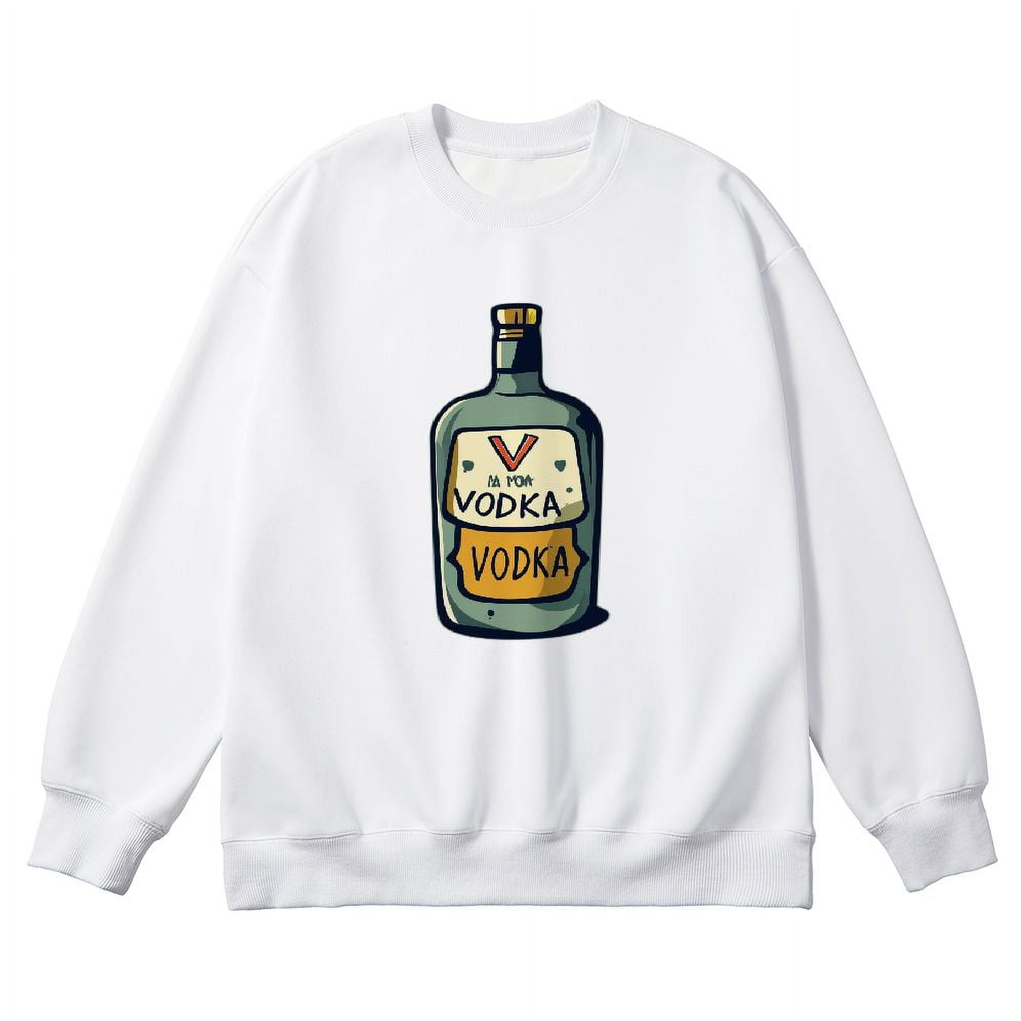 COMIO V is for Vodka Anti Valentine's Day Vodka Sweatshirt - Walmart.com
