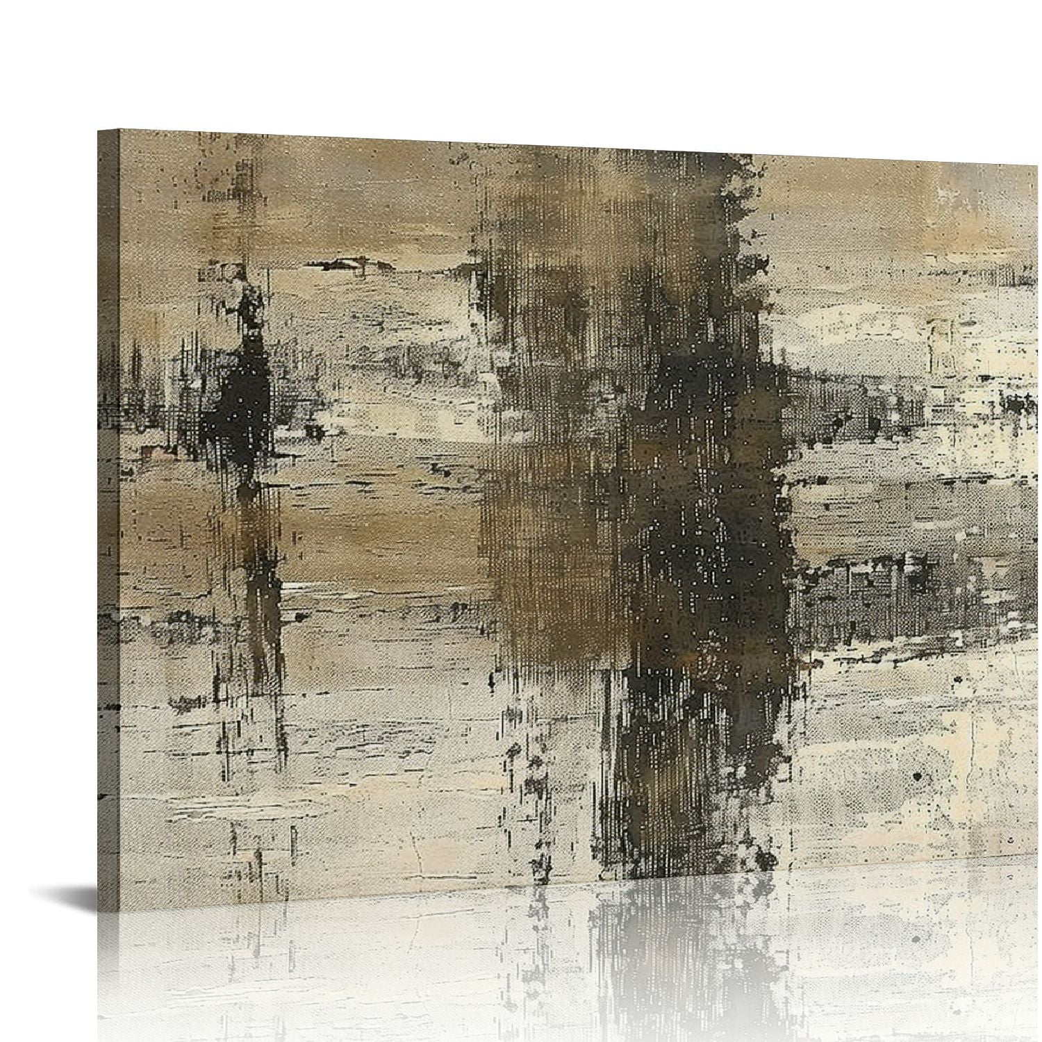 COMIO Vintage Abstract Wall Art Retro Large Picture Abstract Painting ...