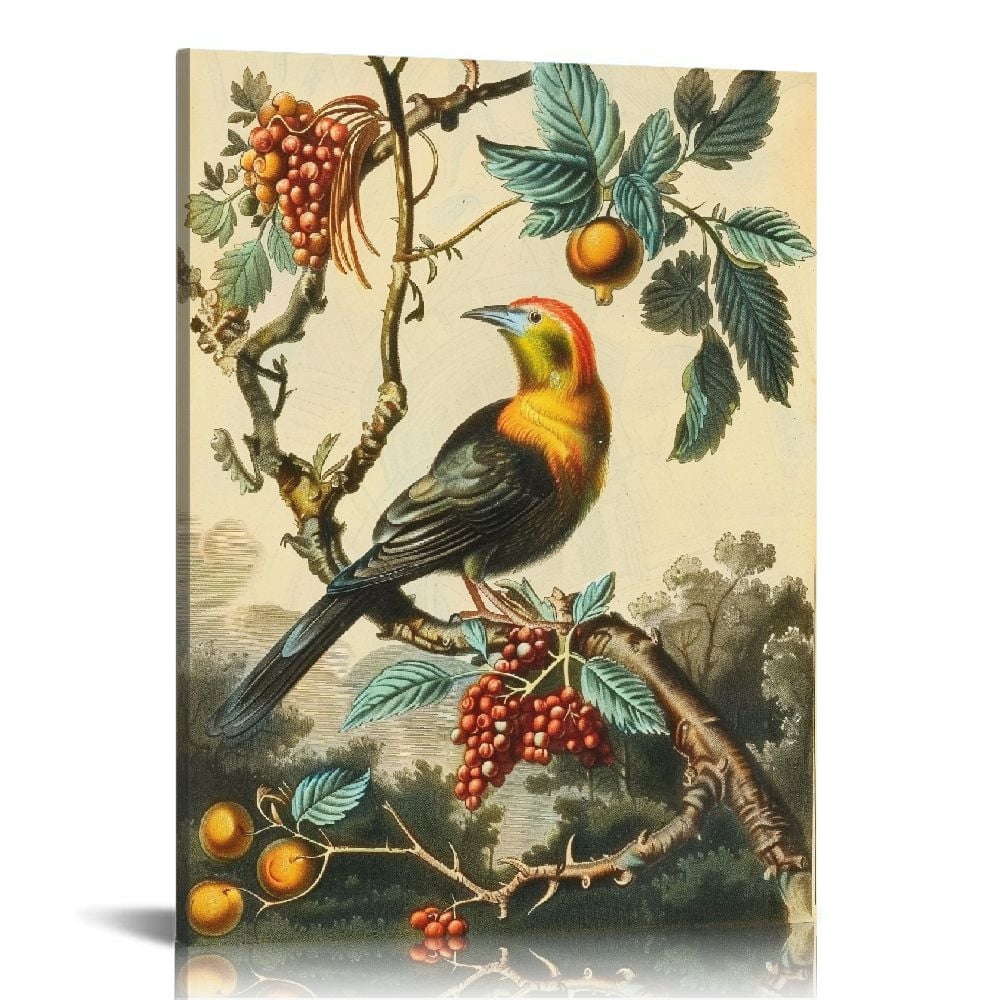 COMIO Vintage Botanical Prints Wall Art - Botanical Plant Poster ...