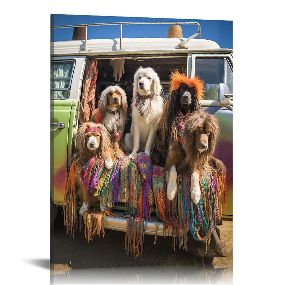 COMIO Vintage Hippie Poster Eevery Little Thing Is Gonna Be Alright ...