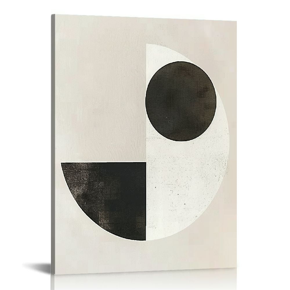 COMIO Vintage Minimalist Poster - Retro Abstract Print - Geometric ...