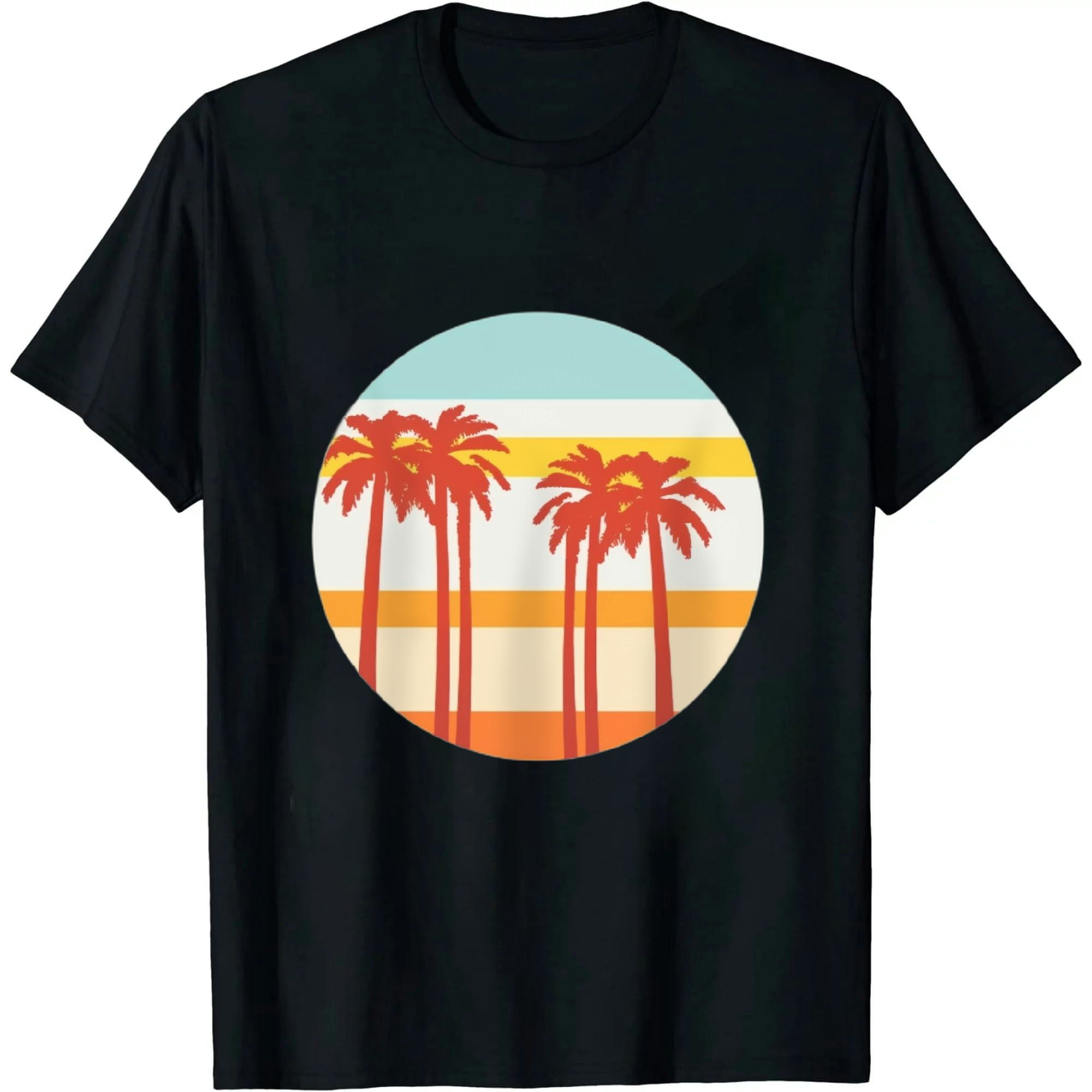 COMIO Vintage Palm Springs California CA Retro Design T-Shirt - Walmart.com