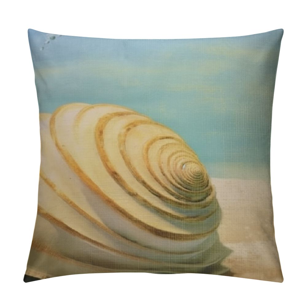 COMIO Vintage Sea Theme Pillow Covers Coastal Beach with Couch ...