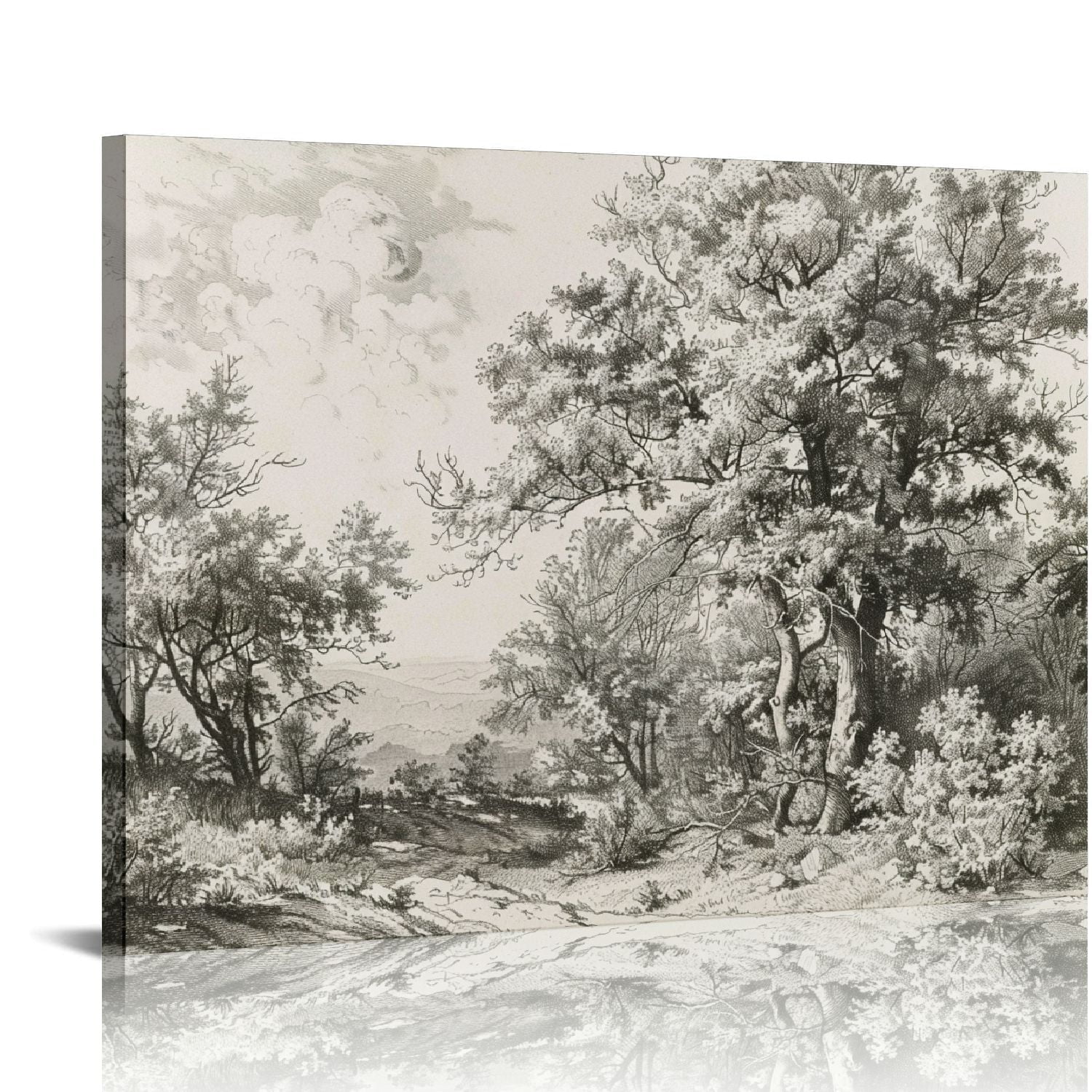 COMIO Vintage Wall art, Classical Sketch Poster Prints, Room Decor for ...