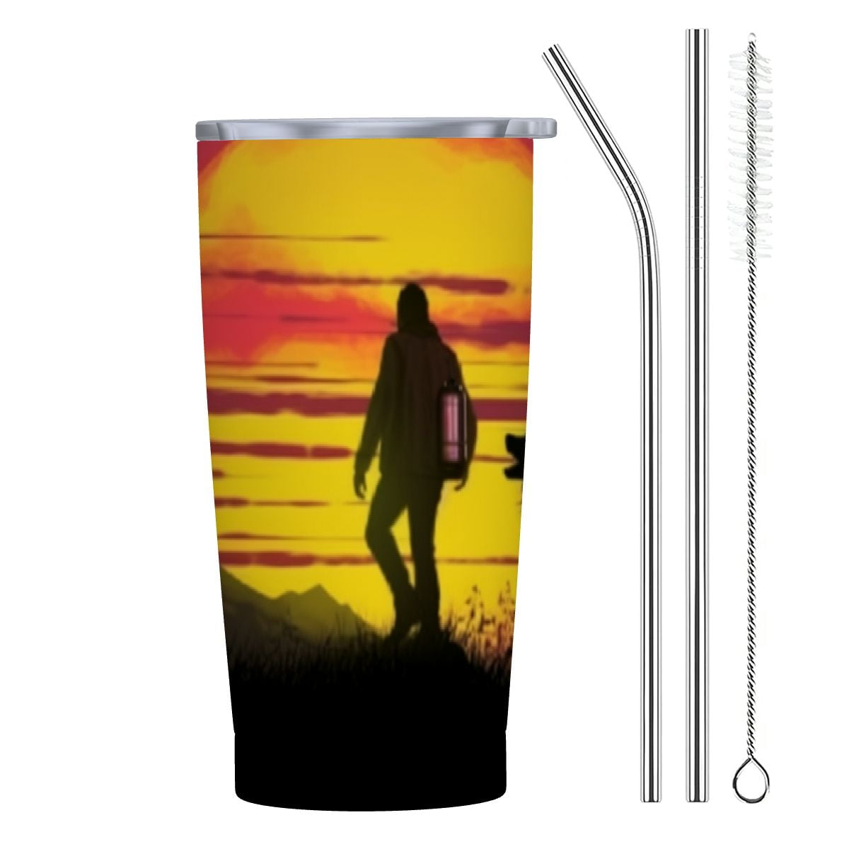 COMIO Walking Monkey Water Bottle Stainless Steel Insulated Water ...