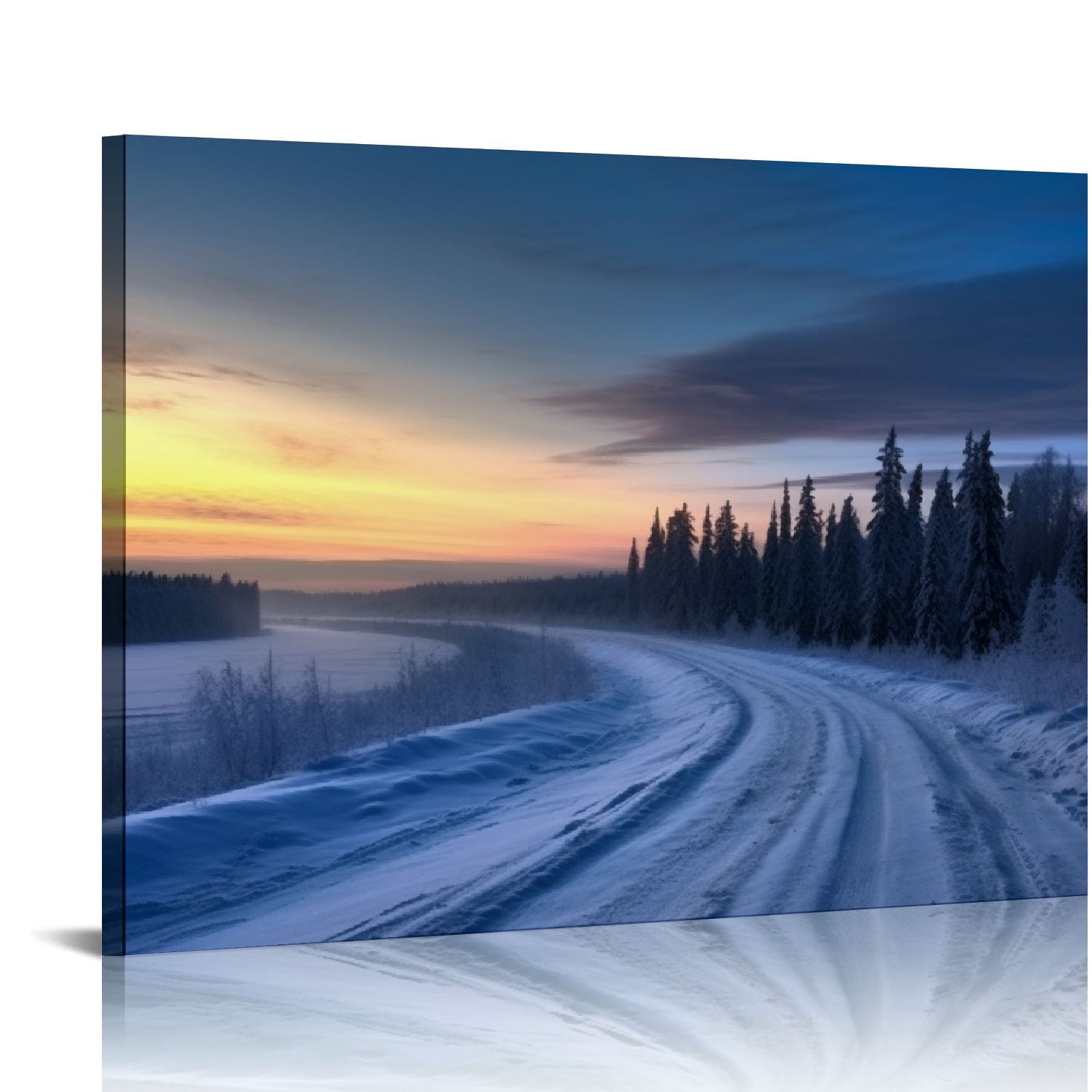 COMIO Wall Art Canvas Prints Siberia Winter pictures For Home Living ...