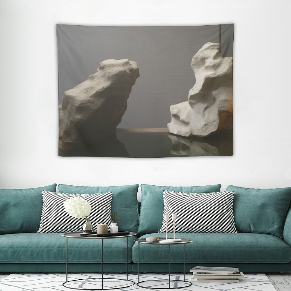 COMIO Wall Covering Decor Nature Illustration Tapestry Stone Tapestry ...