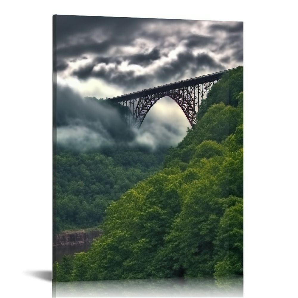 COMIO Wall Decor for Bedroom City Landscape Paintings Canvas Wall Art ...