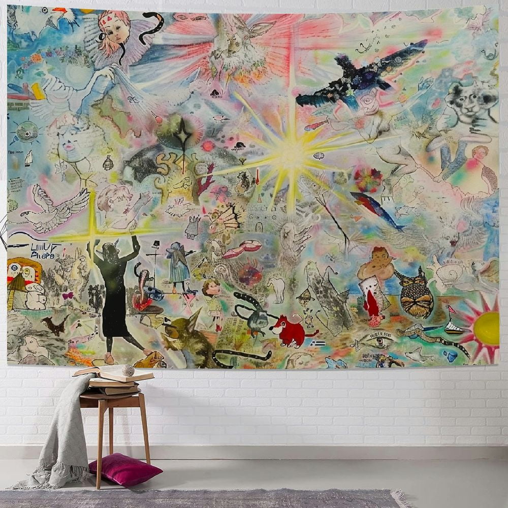 COMIO Wall Tapestry, Abstract Art Tapestry for Living Room, Bedroom ...
