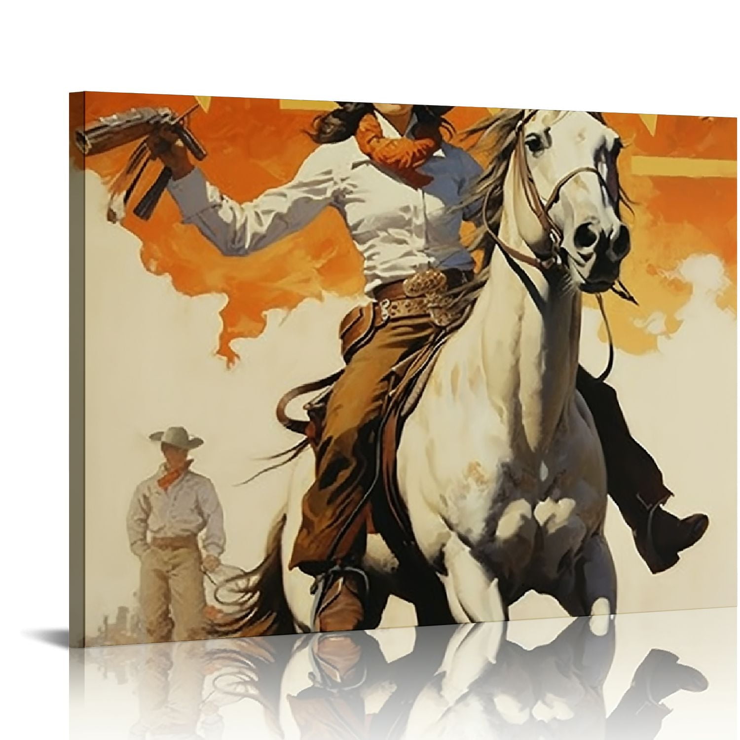 COMIO Western Cowboys Poster - Vintage Cowboy Decor, Cowboy Western ...