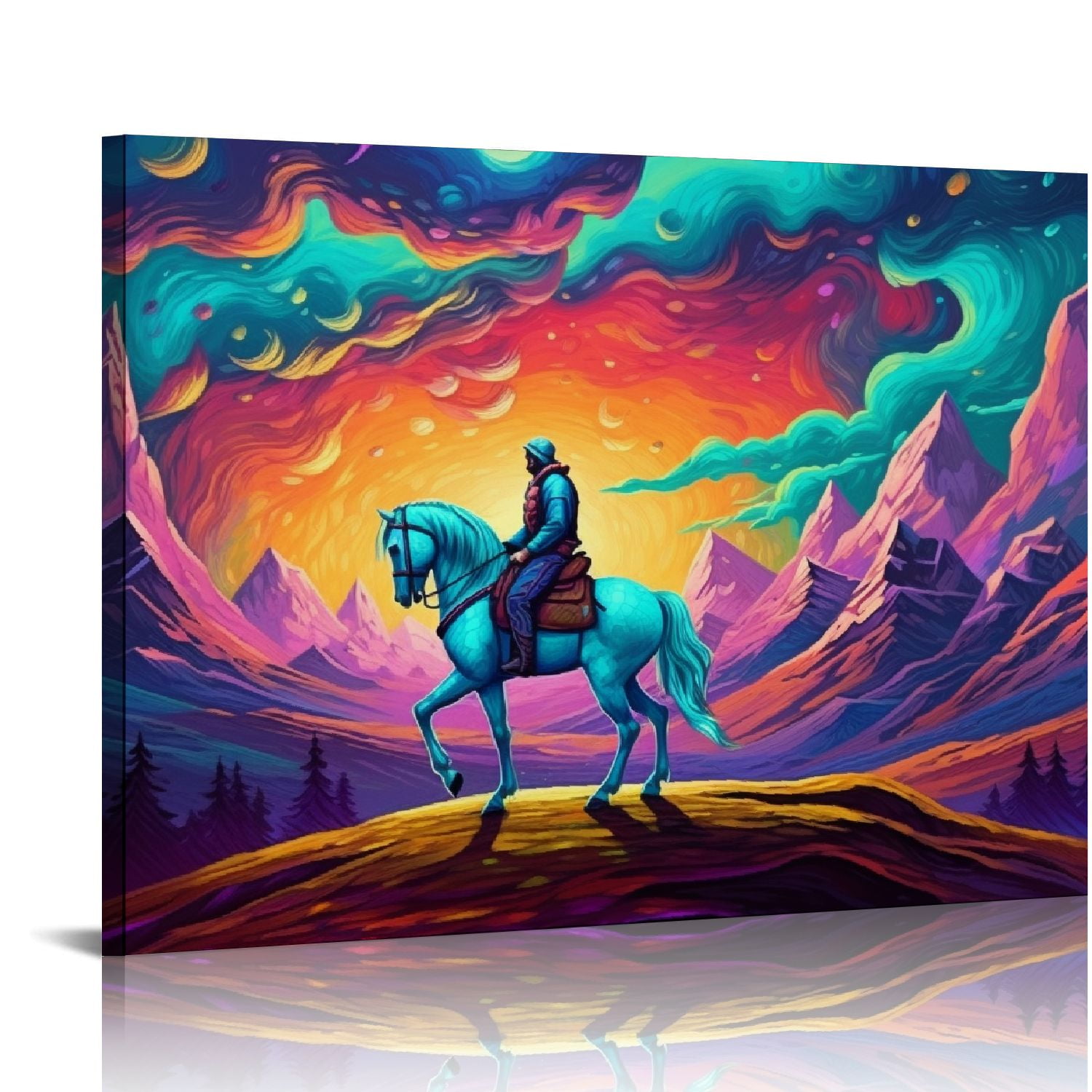 COMIO Western Cowboys Print, Vintage Cowboy Decor, Cowboy Western Wall ...