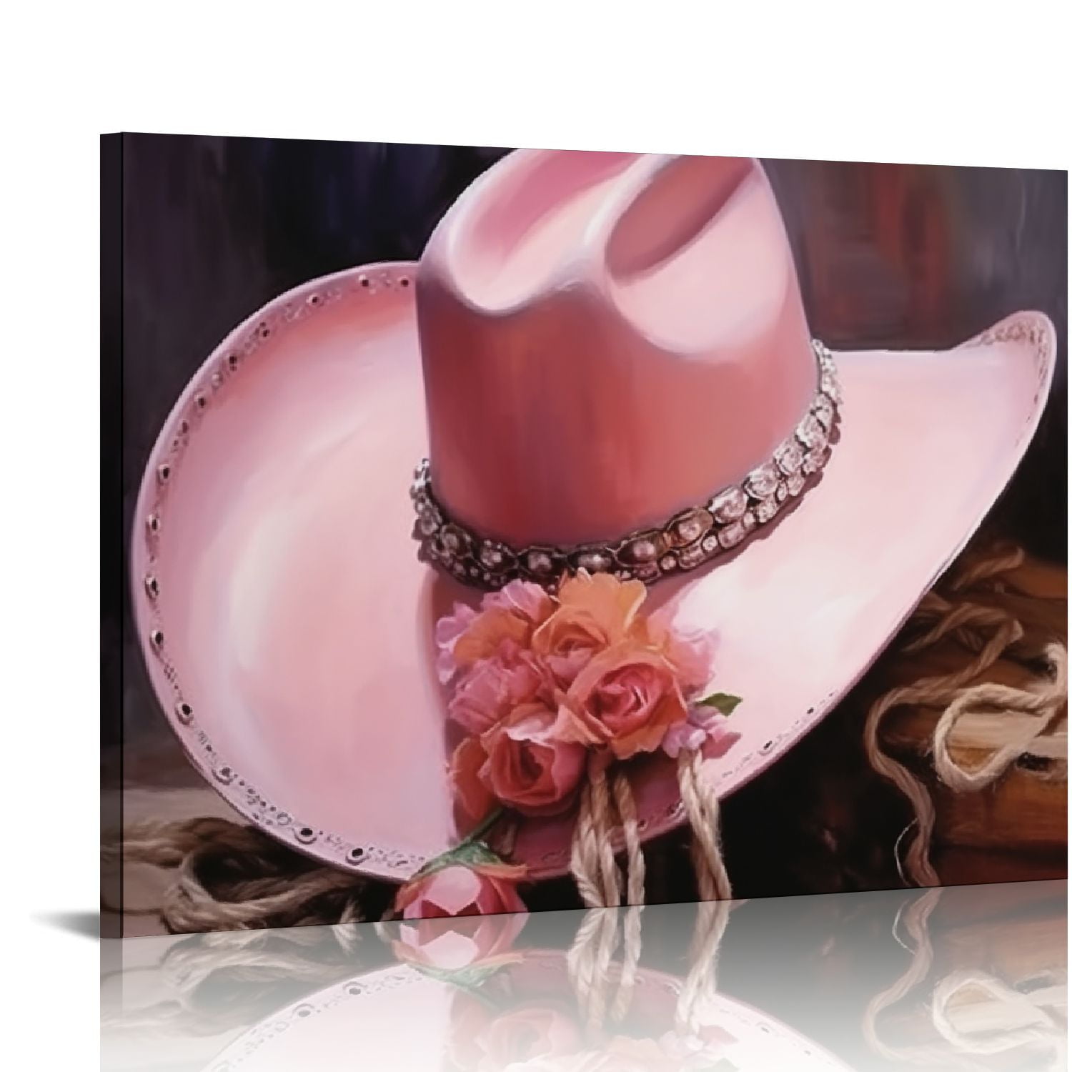 COMIO Western Pink Wall Art Prints,Cowgirl Boots Wall Art Posters ...