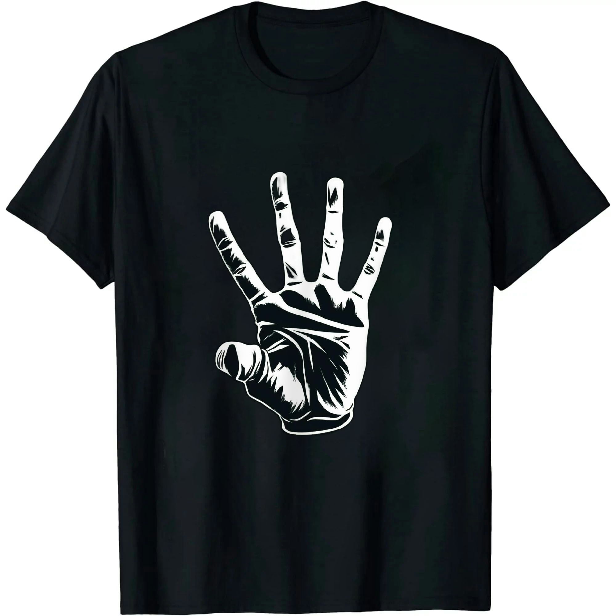 COMIO Westside Hip Hop Rap Hand Sign T-Shirt - Walmart.com