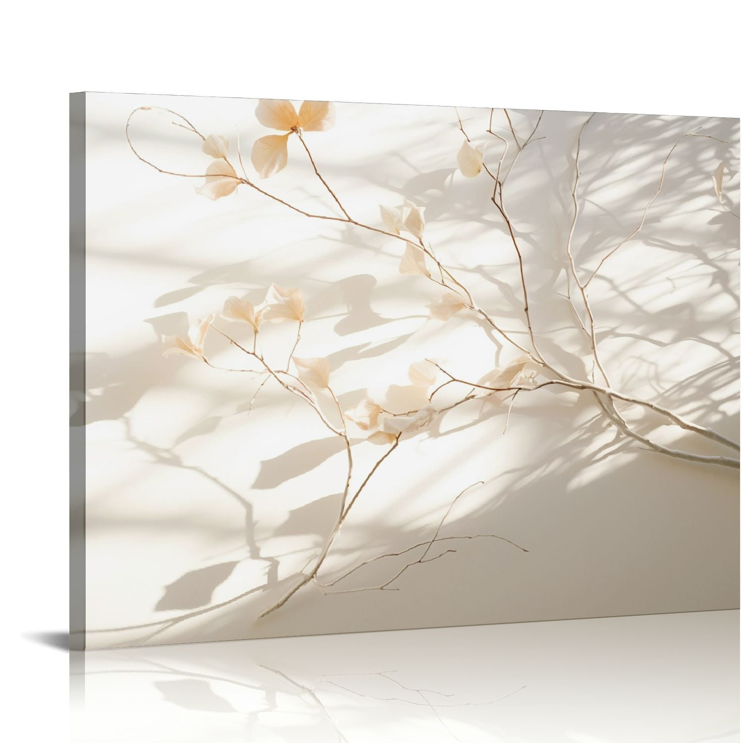 COMIO White Lily Canvas Wall Art Print Pictures on Stretched and Framed ...
