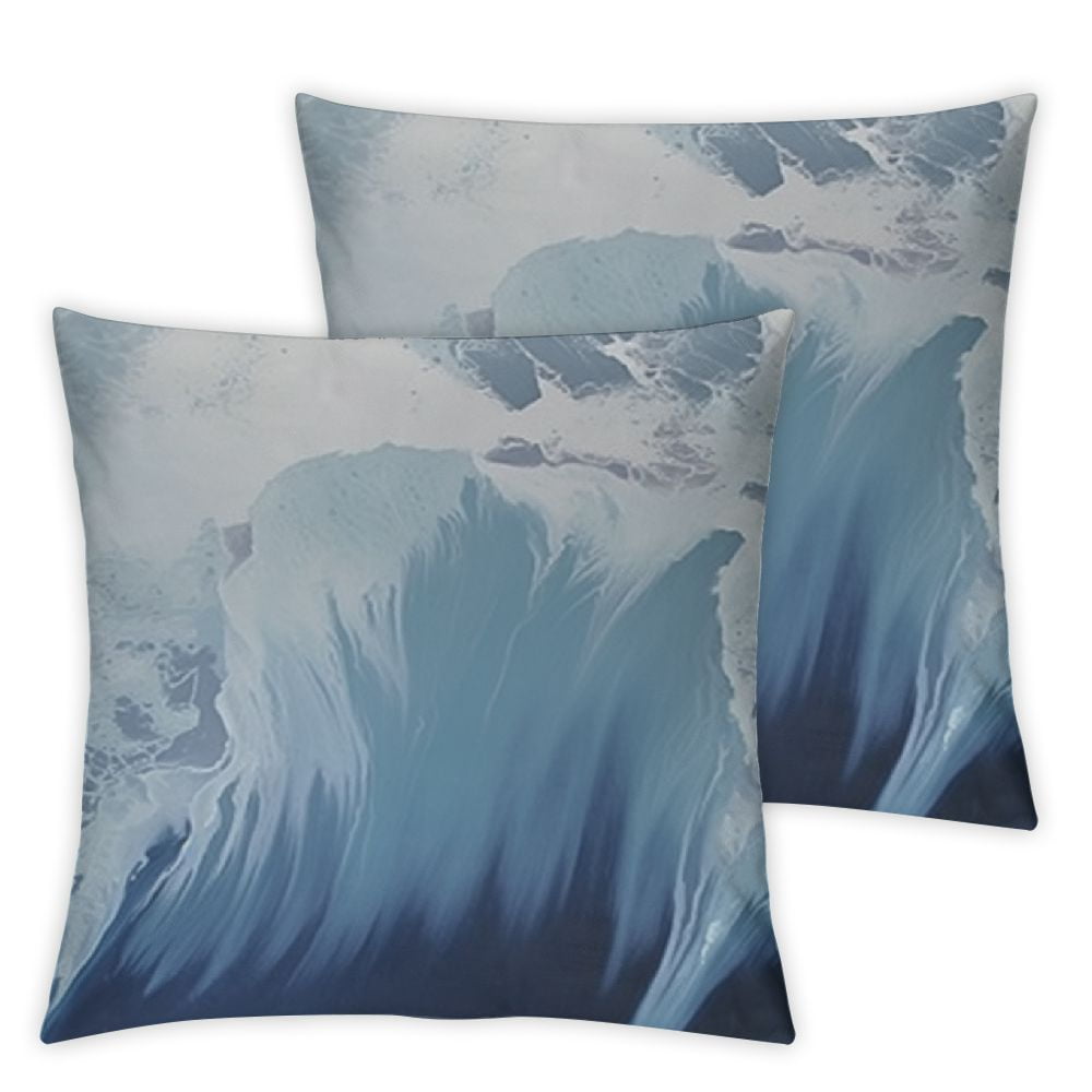 Comio White In Silver 2 Piece Short Plush Pillowcase Set Universal 1