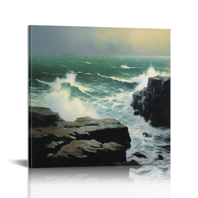 COMIO Winslow Homer Print, Cannon Rock Print (1895) - Coastal Decor ...