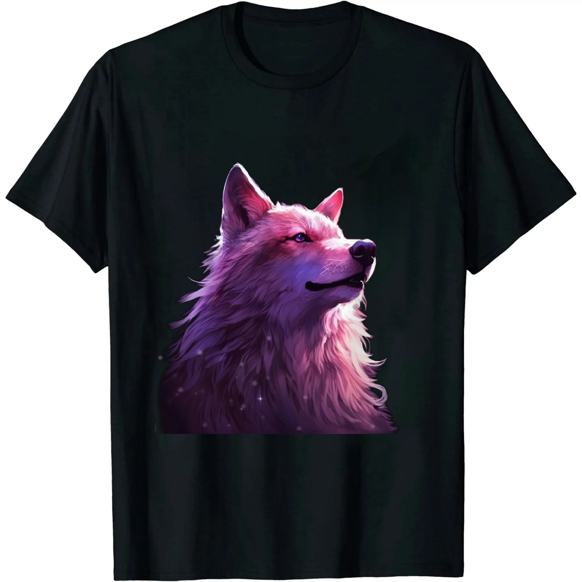 COMIO Wolf Shirts for Men Women Graphic T-Shirt with 3D Design Novelty ...