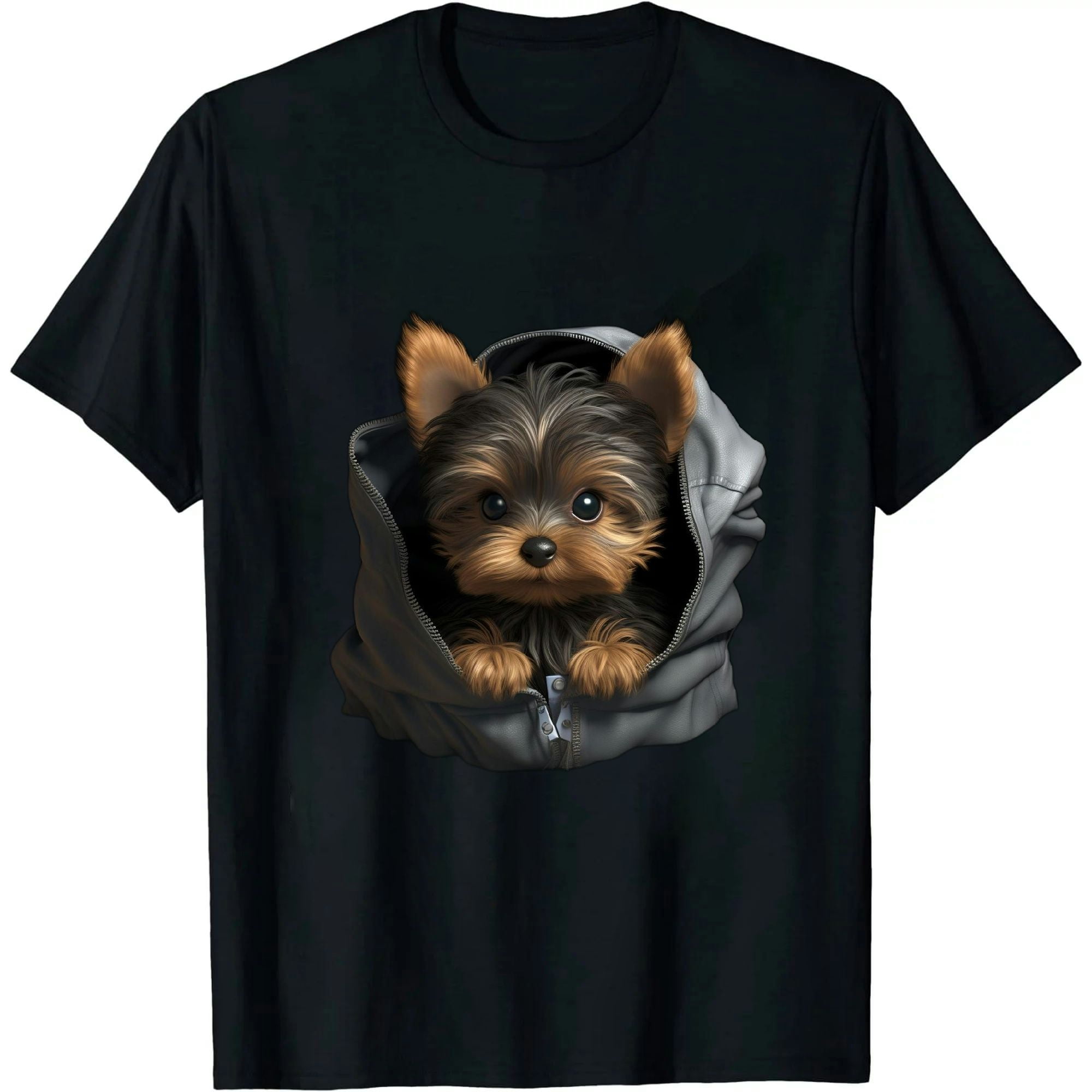 COMIO Wolf White Pup in Pocket T-Shirt Wolves Tee Shirt Gifts - Walmart.com