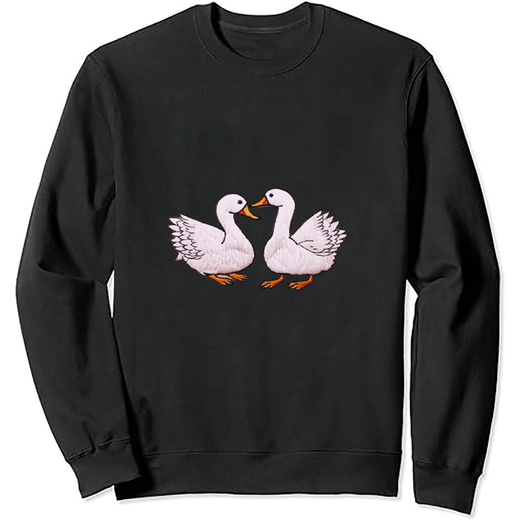 COMIO Womens Goose Bumps Funny Sweatshirt Silly Fist Bumps Pun Tshirt ...