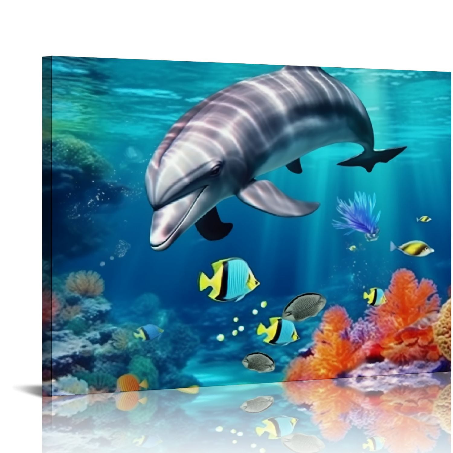 COMIO Yang Hongyu Blue Ocean Aquatic Animal Decoration Wall Art ...