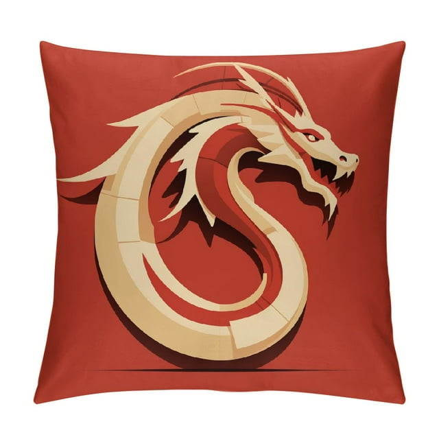 Comio Year Of The Dragon 2024 Happy Chinese New Year 2024 Pillow Covers