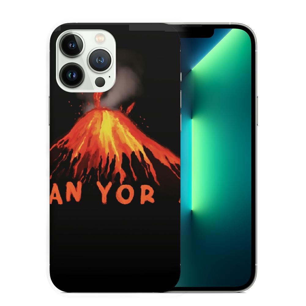 COMIO iPhone 14 Pretend I'm a volcano Case - Walmart.com