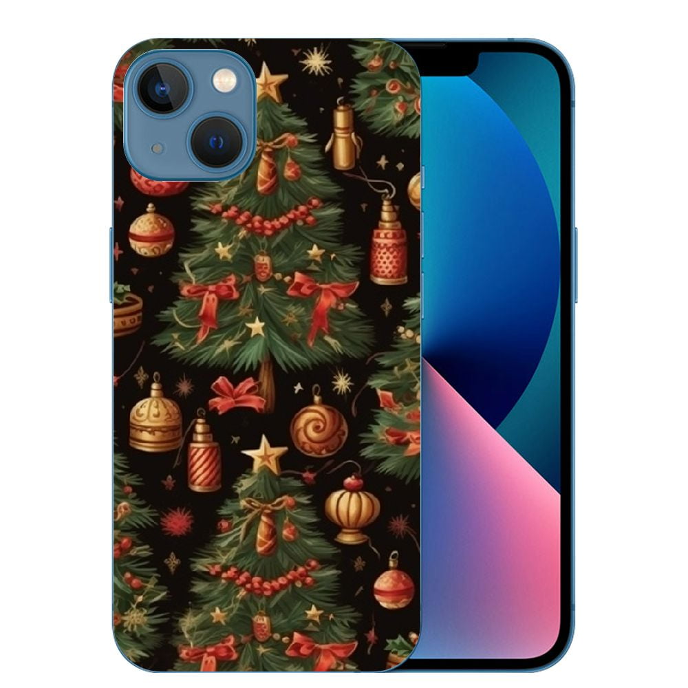 COMIO iPhone 14 Pro Max Vintage Ornaments Christmas Tree Holiday Theme ...