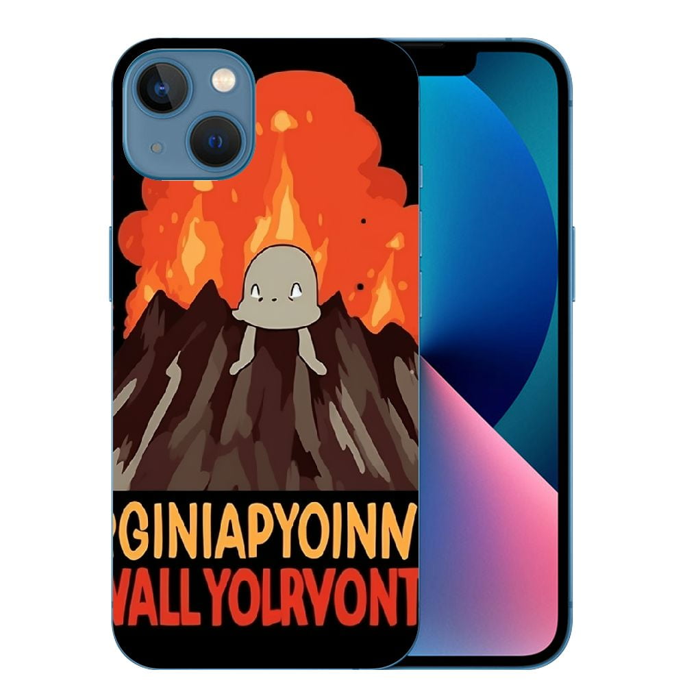 COMIO iPhone 15 Cool Volcano Gift For Men Women Lava Magma Eruption ...
