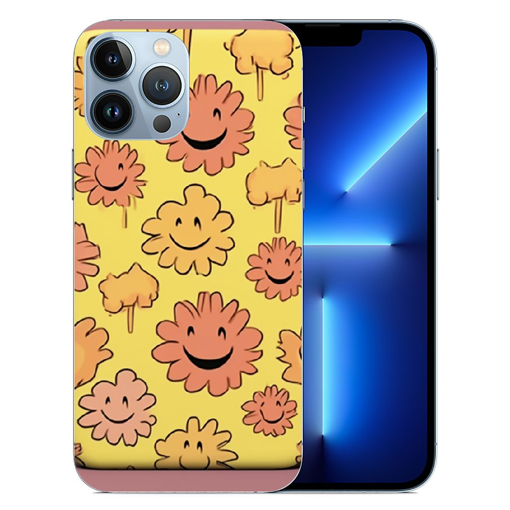 COMIO iPhone 15 Pro Abstract Retro Groovy Melting Happy Face Smile Trippy Woman Case - Walmart.com